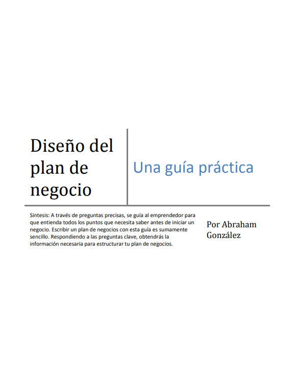 Plan de negocios PDF UNAM ¡DESCARGAR AQUÍ! | Guía Unam